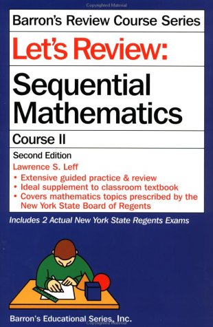 Let's Review : Sequential Mathematics, Course II book by Lawrence S ...