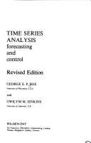 Time Series Analysis, Forecasting and Control used book by George E. Box, Gwilym Jenkins ...