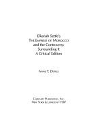 Elkanah Settle's the Empress book by Stephen Orgel: 9780824060268