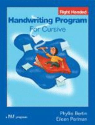 Paf Handwriting Program for Cursive : Right Hand used book by Phyllis ...