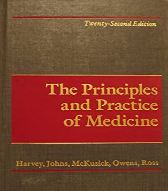 The Principles and Practice of Medicine used book by A. Harvey, Richard ...