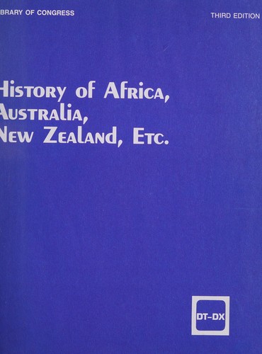 Classification. Class D. Subclasses DT-DX. History of Africa, Australia ... Classification. Class D. Subclasses DT-DX. History of Africa, Australia ...