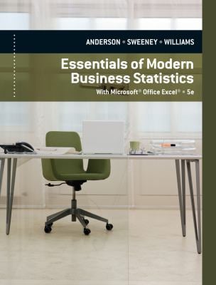 Essentials of Modern Business Statistics used book by Dennis J. Sweeney ...