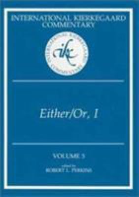 Either/or, Part I Pt. I book by Robert L. Perkins: 9780865544703