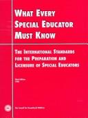 What Every Special Educator Must Know : The International Standards for ...
