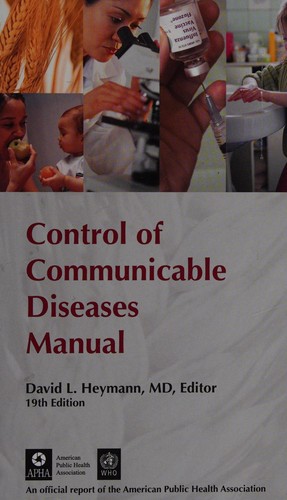 Control of Communicable Diseases Manual : An Official Report of the ...