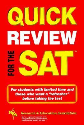 SAT Quick Study & Review (Rea) - The Best Test Prep for the SAT book by ...