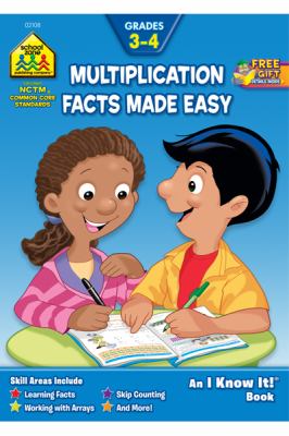 Multiplication Facts Made Easy 3-4 used book by School Zone Publishing ...