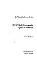 UNIX Shell Commands Quick Reference used book by Que Development Group ...