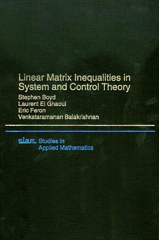 Linear Matrix Inequalities in System and Control Theory used book by V. Balakrishnan, Stephen ...