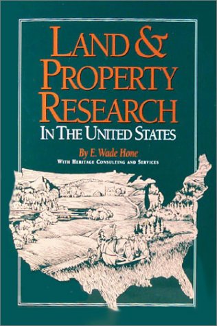 Land and Property Research book by E. Wade Hone: 9780916489687