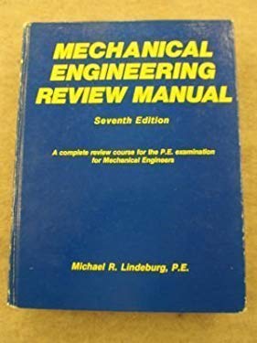 Mechanical Engineering Review Manual used book by Michael R. Lindeburg ...