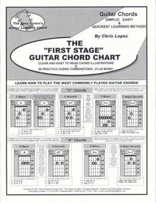 The First Stage Guitar Chord Chart : Learn How to Play the Most ...