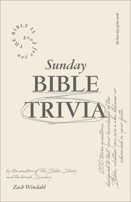 Sunday Bible Trivia : 200 Trivia Questions for Christians Dedicated to ...