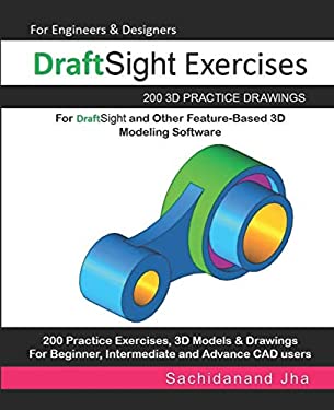 DraftSight Exercises : 200 3D Practice Drawings for DraftSight and ...