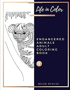 ENDANGERED ANIMALS ADULT COLORING BOOK (Book 1) : Endangered Animals ...
