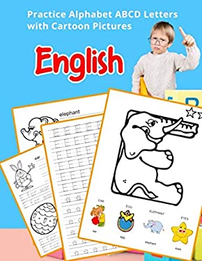 English Practice Alphabet ABCD Letters with Cartoon Pictures : Teach ...