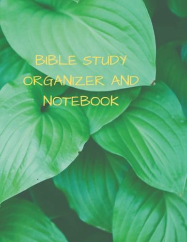 Bible Study Organizer and Notebook : 116 Pages Formated for Scripture ...
