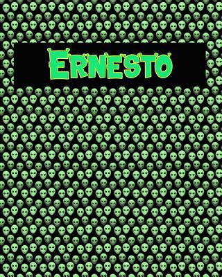 120 Page Handwriting Practice Book with Green Alien Cover Ernesto ...
