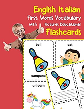 English Italian First Words Vocabulary with Pictures Educational ...