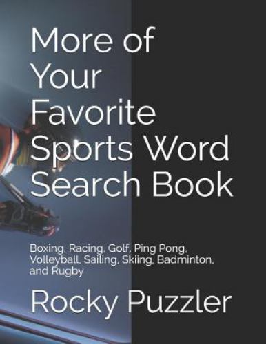 More of Your Favorite Sports Word Search Book : Boxing, Racing, Golf ...