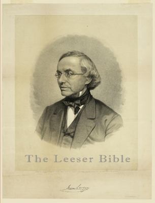 The Leeser Bible book by Tov Rose: 9781105695452