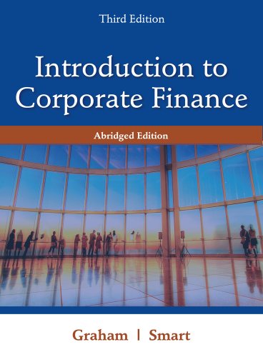 Introduction to Corporate Finance book by John Graham: 9781111532611