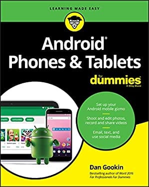 Android Phones and Tablets for Dummies used book by Dan Gookin: 9781119453857