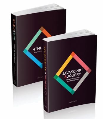 Web Design with HTML, Css, JavaScript and Jquery Set book by Jon Duckett: 9781118907443