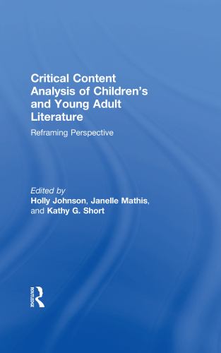 Critical Content Analysis of Children's and Young Adult Literature ...
