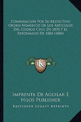 Comparacion Por Su Respectivo Orden Numerico de Los Articulos del ...