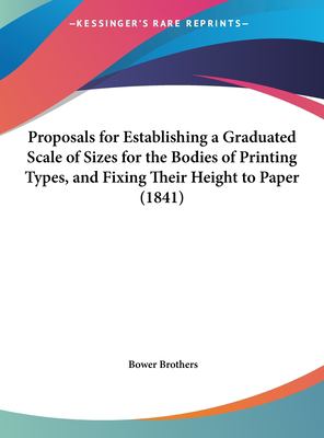 Proposals for Establishing a Graduated Scale of Sizes for the Bodies of ...