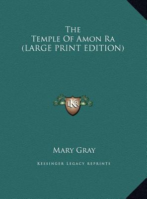 The Temple of Amon Ra book by Mary Gray: 9781169940420
