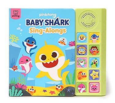 Baby Shark Sing-Alongs 10 Button Sound Book | Baby Shark Toys, Baby ...