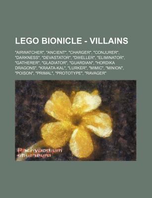 Lego Bionicle - Villains: "Airwatcher," "Ancient," "Charger," "Conjurer ...