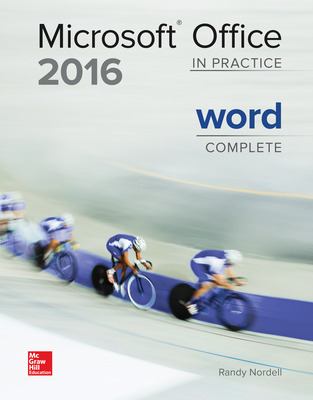 Microsoft Office 2016 : In Practice Word Complete used book by Randy ...