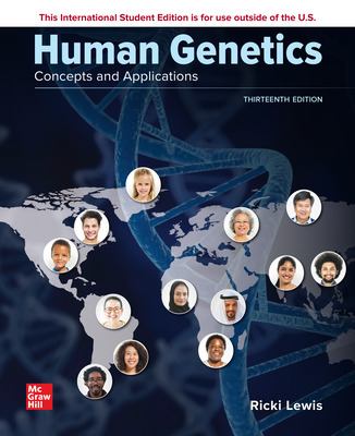 Human Genetics book by LEWIS: 9781260570465