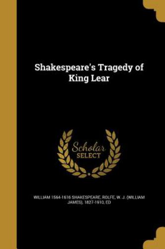 Shakespeare's Tragedy of King Lear book by William Shakespeare ...