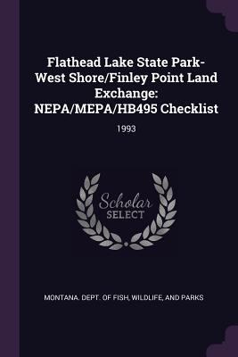 Flathead Lake State Park-West Shore/Finley Point Land Exchange : Nepa ...