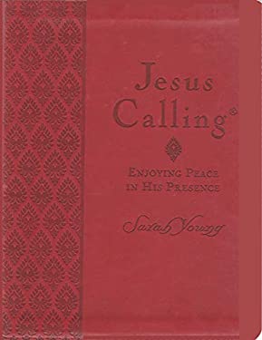 Jesus Calling: Enjoying His Peace In His Presence (Red Leather) copy ...