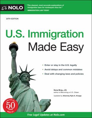 U. S. Immigration Made Easy used book by Ilona Bray: 9781413328349
