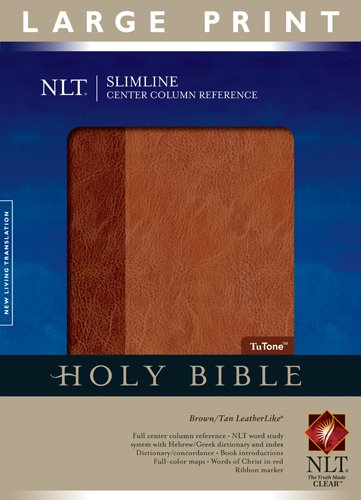Slimline Center Column Reference Bible-NLT-Large Print book by Tyndale ...