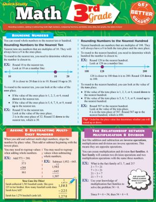 Math 3Rd Grade copy by Inc. BarCharts Publishing: 9781423225089