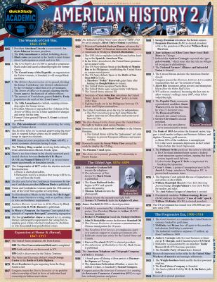 American History 2 : A QuickStudy Reference for US History 2 used copy ...
