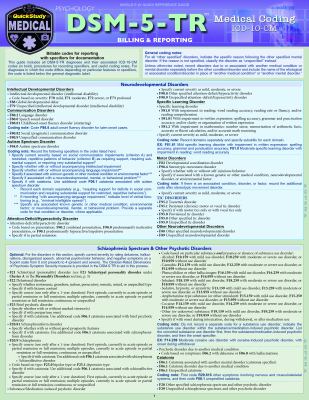 DSM-5-TR Medical Coding : A QuickStudy Laminated Reference Guide copy ...