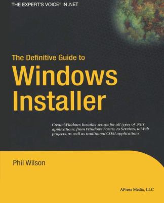 The Definitive Guide to Windows Installer copy: 9781430206767