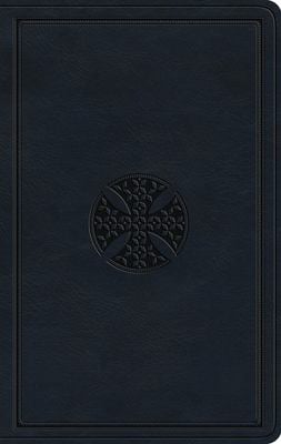ESV Large Print Value Thinline Bible (TruTone, Navy, Mosaic Cross ...