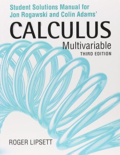 Student Solutions Manual for Calculus Early and Late Transcendentals ...