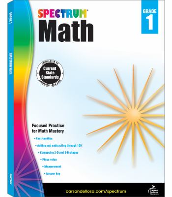 Math, Grade 1 used book by Spectrum: 9781483808697