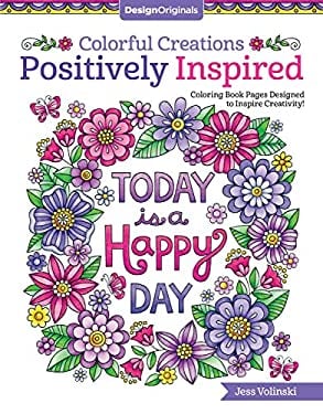Colorful Creations Positively Inspired : Coloring Book Pages Designed ...
